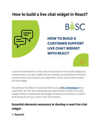 How to build a live chat widget in React_.pdf