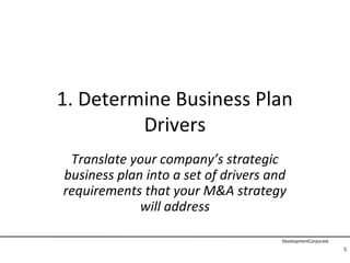 How to build a M&A strategy | PPT | Mergers and Acquisitions | Business Banking & Finance