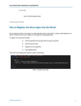 How to Build a Micro-Application using Single-Spa | PDF | Internet | Computing