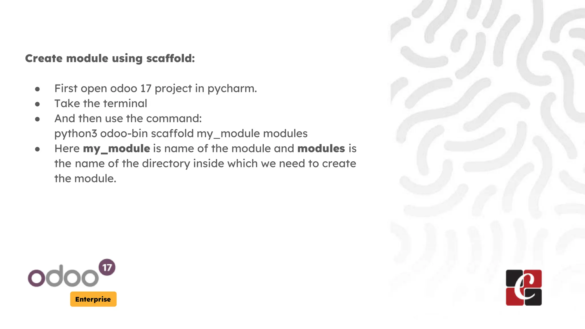 How To Build A Module In Odoo 17 Using The Scaffold Method Pptx Computing Technology