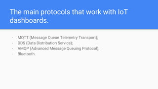 How to build an IoT dashboard | PPT