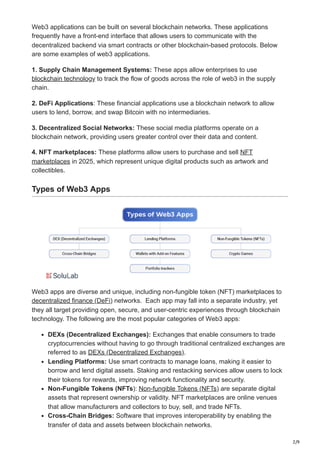 How to Build And Launch Web3 App? - SoluLab | PDF