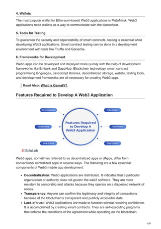 How to Build And Launch Web3 App? - SoluLab | PDF