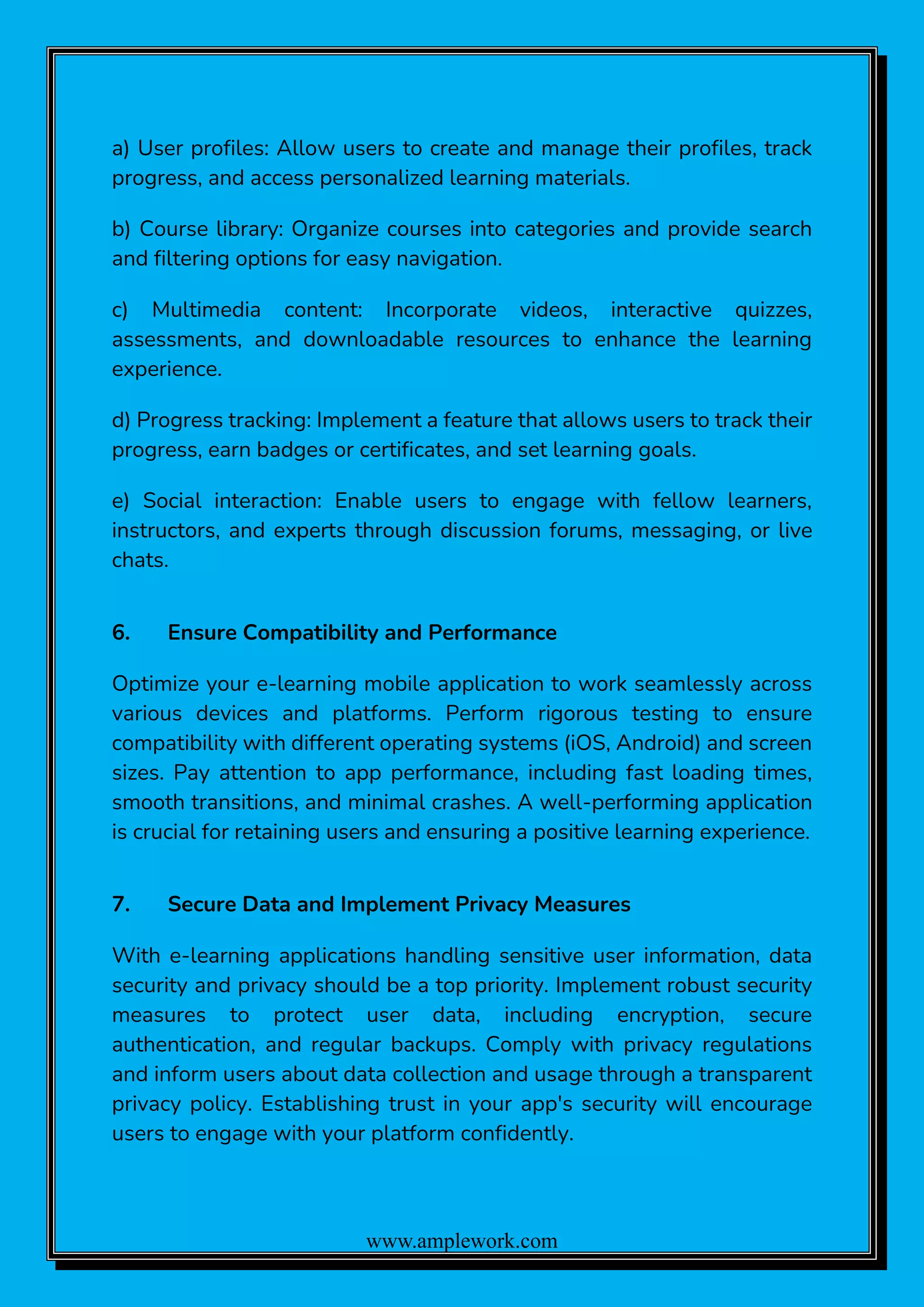 How to Build an E-Learning Mobile Application? | PDF