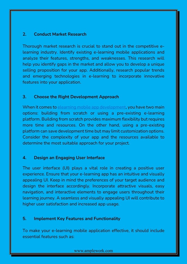 How to Build an E-Learning Mobile Application? | PDF