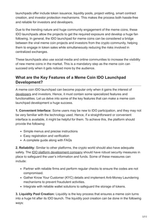 How to Build an IDO Launchpad For Meme Coin Success.pdf