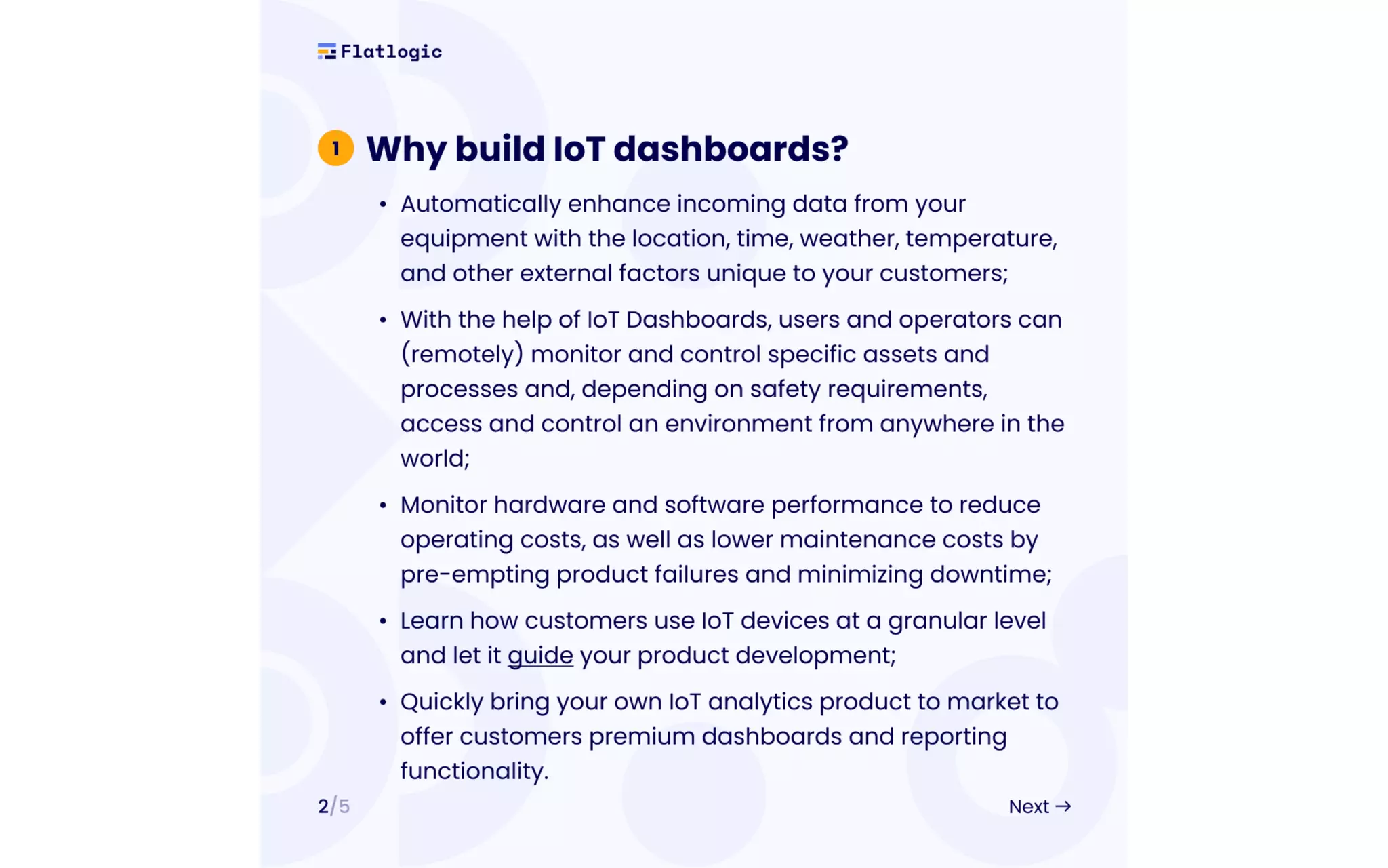 How to Build an IoT Dashboard | PPT