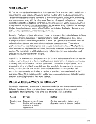 How to Build an MLOps Pipeline - SoluLab | PDF