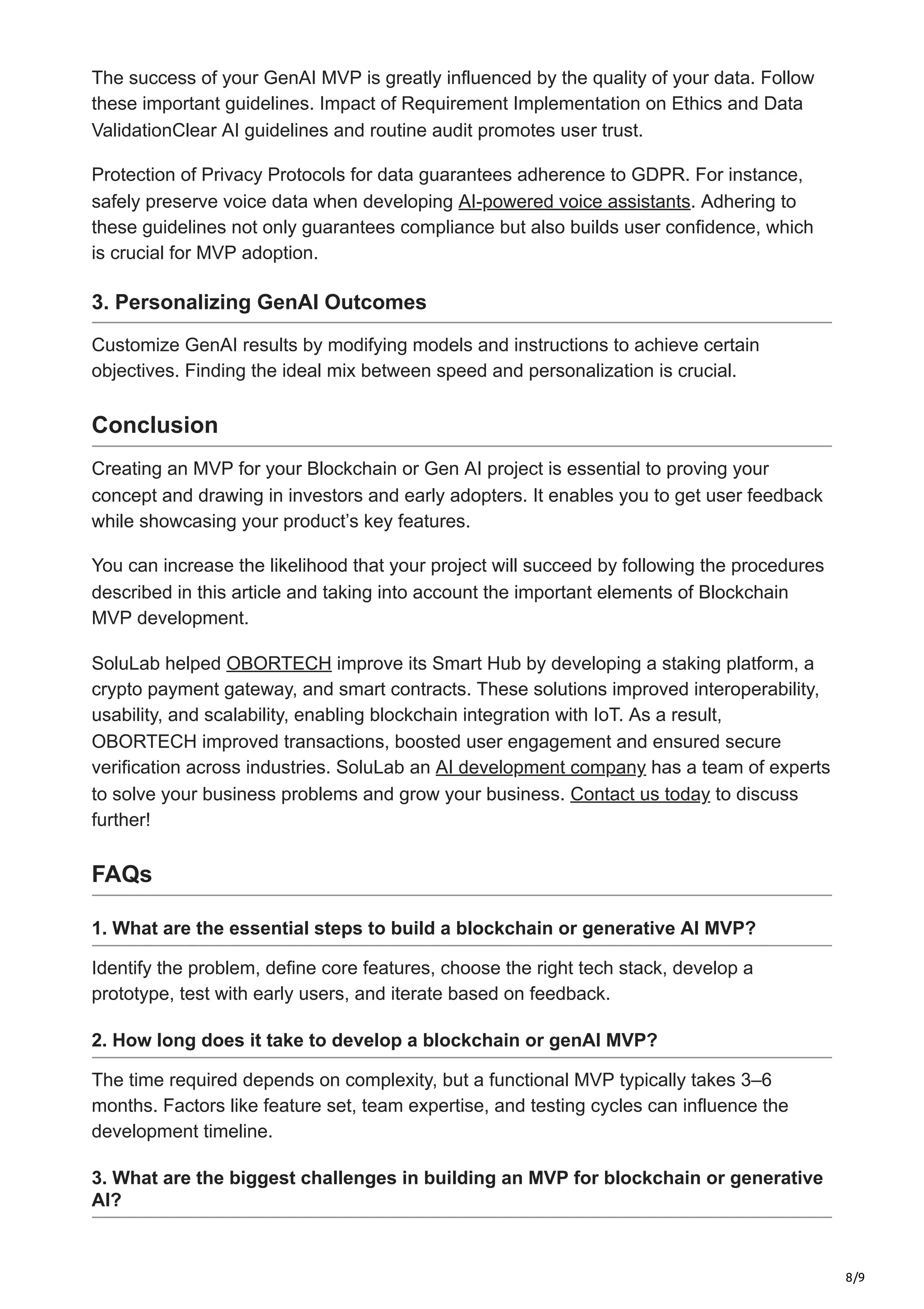 How to build an MVP using Blockchain or Generative AI.pdf