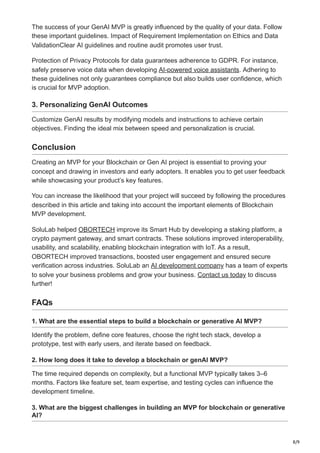 How to build an MVP using Blockchain or Generative AI.pdf