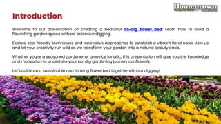 How to build a no-dig flower beds - Homegrown Outlet | PDF