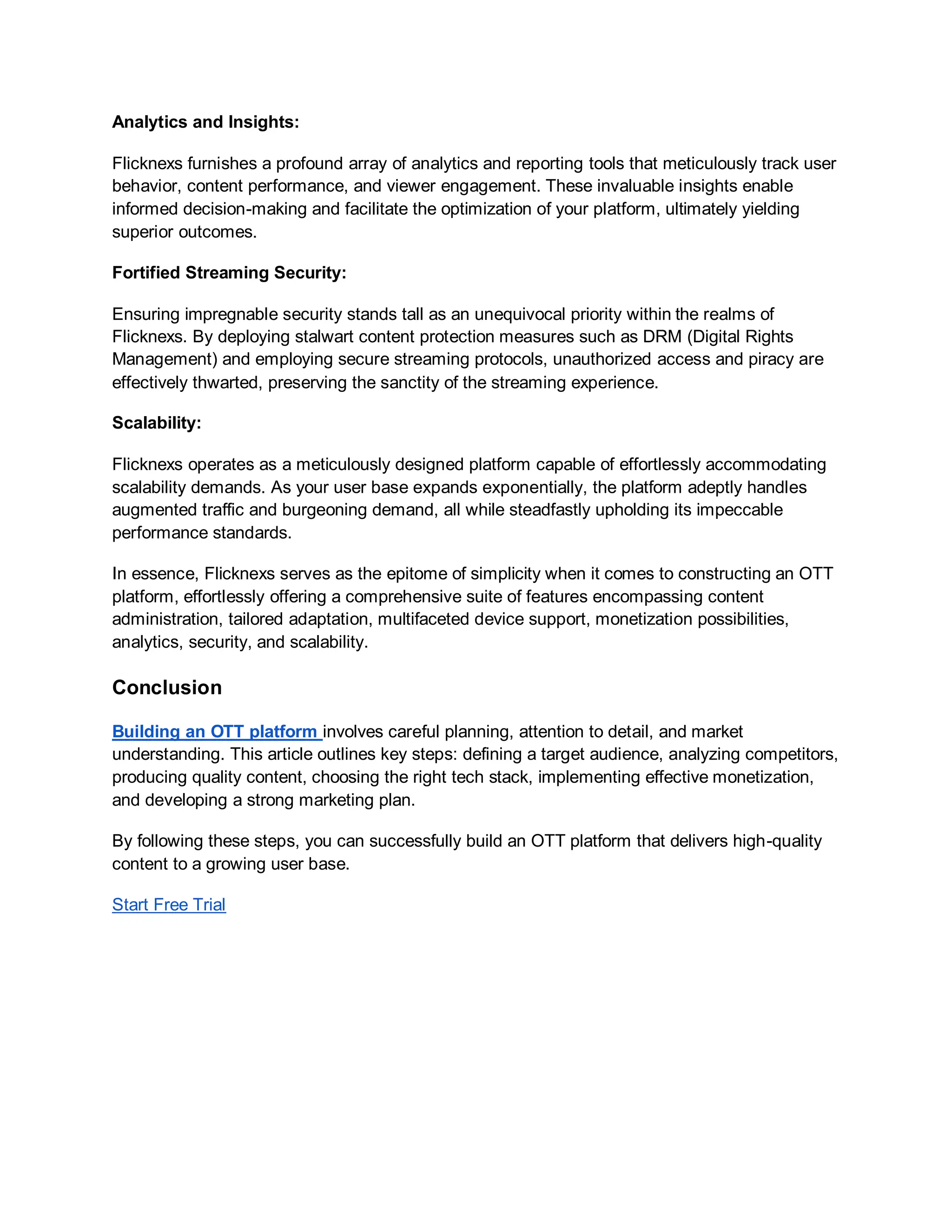 How to Build An OTT Platform_ Step-By-Step Guide-Flicknexs | PDF