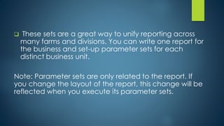 How to Create a Parameter Set on Aeros LIVE | PPT