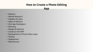 Step-by-Step Guide to Building a Photo Editing App for Stunning Photos ...