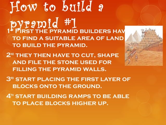 How to build a pyramid? | PPT