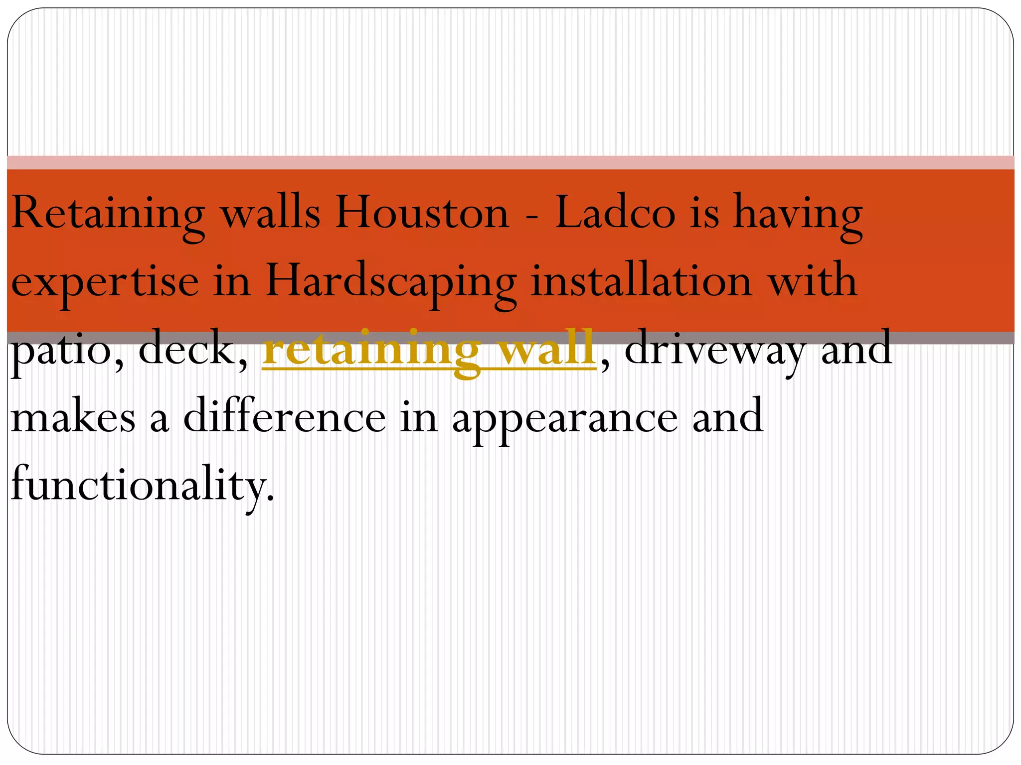 How to build a retaining wall | PDF