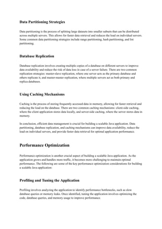 How to Build a Scalable Java Application | PDF | Databases | Computer Software and Applications