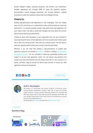 How to Build a Scalable Web Application for Your Project | PDF