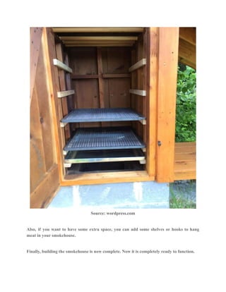 How to build a smokehouse in 11 easy steps! | PDF