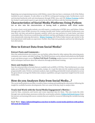How to Build a Social Media Platform with Python Full Stack Development.pdf