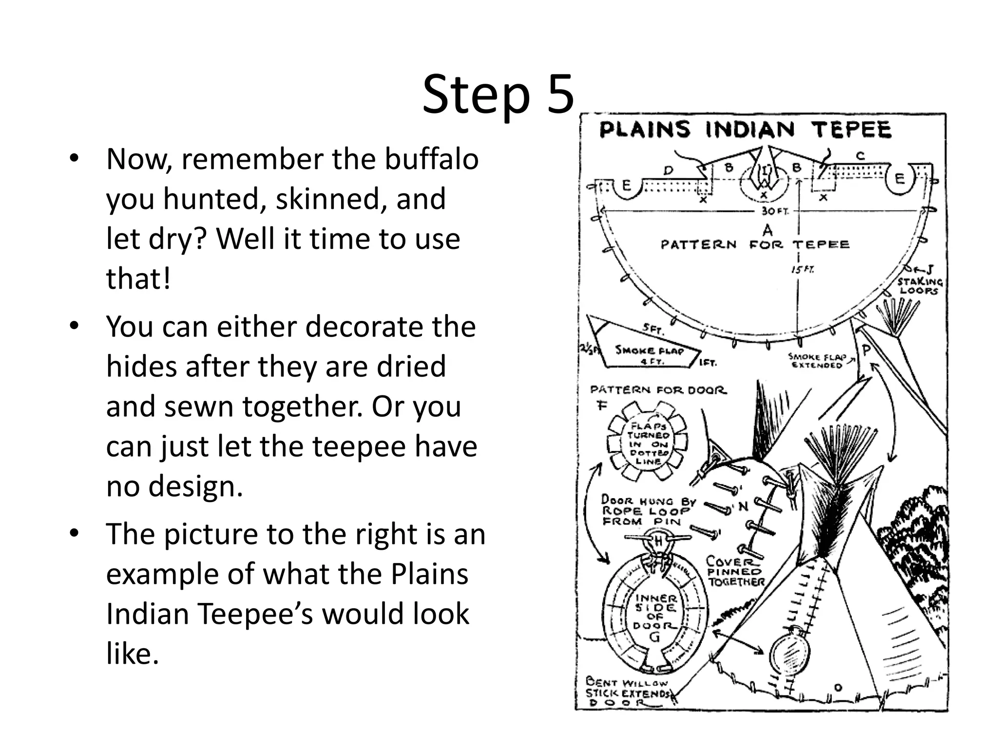 How to Build a Teepee | PPTX