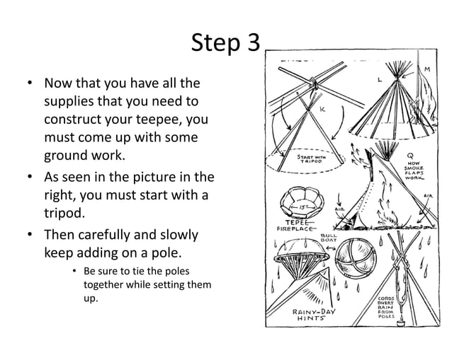 How to Build a Teepee | PPTX | Woodworking | Arts and Crafts
