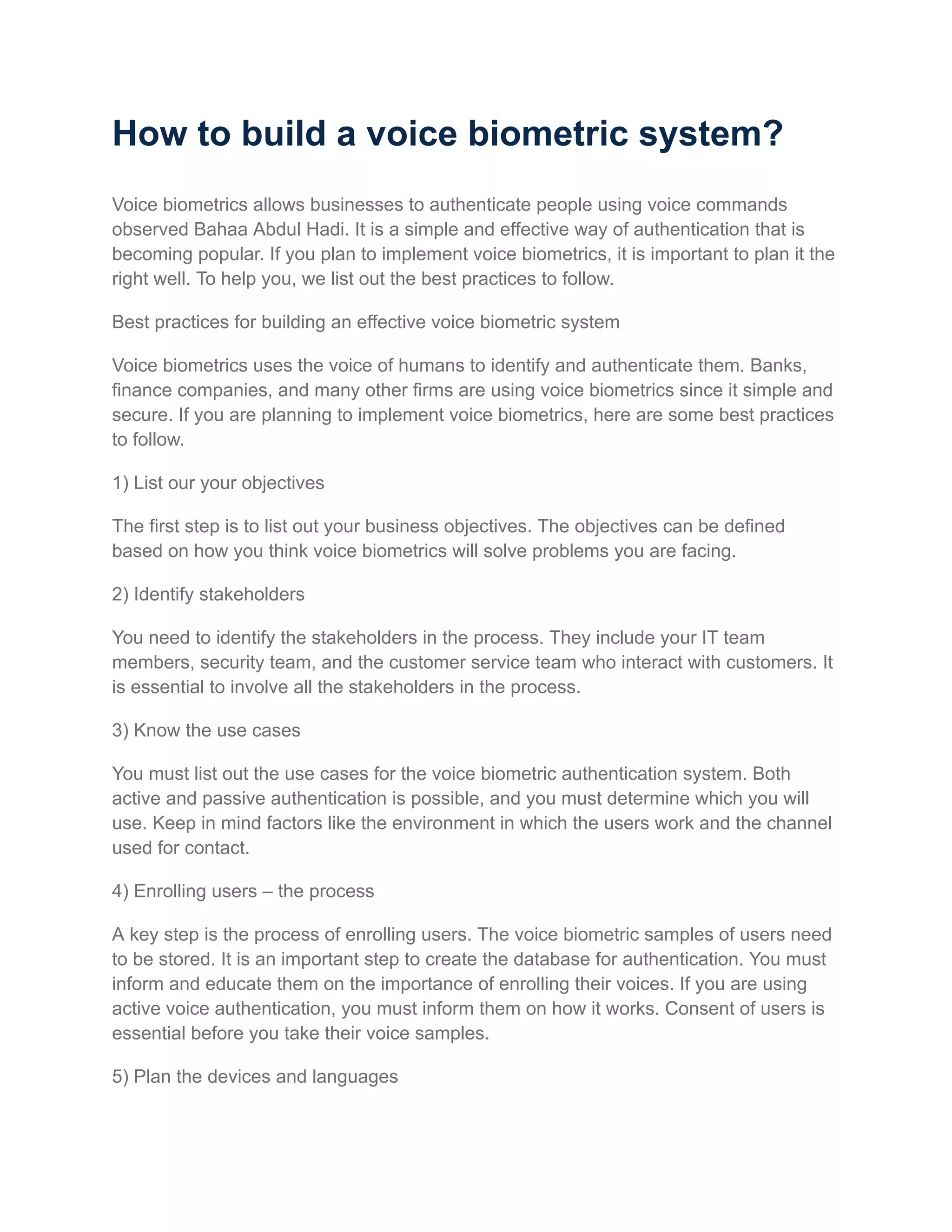 How to build a voice biometric system.pdf