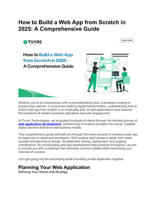 How to Build a Web App from Scratch in 2025.ppt