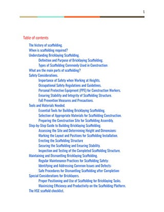 How to Build Bricklaying Scaffolding_ Reach New Heights in Construction ...