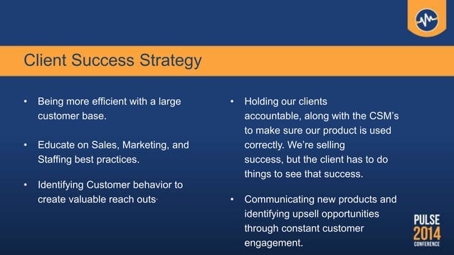 How to Build Customer Success at an Early Stage Startup | PPTX