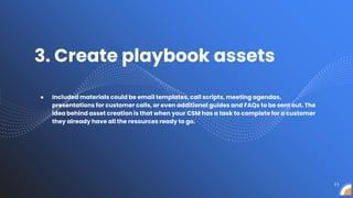 How to Build Customer Success Playbooks | PPTX