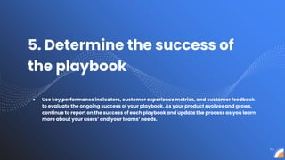 How to Build Customer Success Playbooks | PPTX