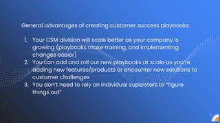 How to Build Customer Success Playbooks | PPTX