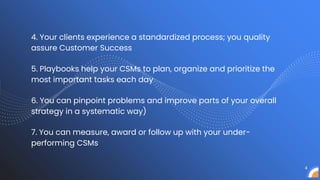 How to Build Customer Success Playbooks | PPTX