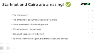 How to build a dApp in StarkNet | PPT