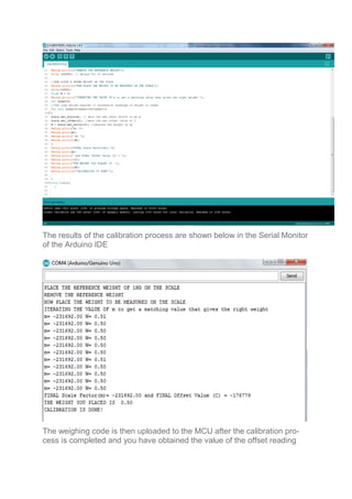 How to Build Digital Weighing Scales | PDF