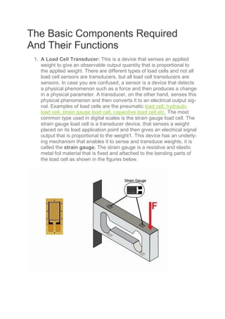 How to Build Digital Weighing Scales | PDF