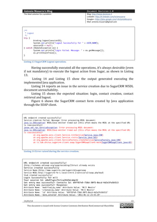 How to Build a Java client for SugarCRM | PDF | Operating Systems | Computer Software and ...