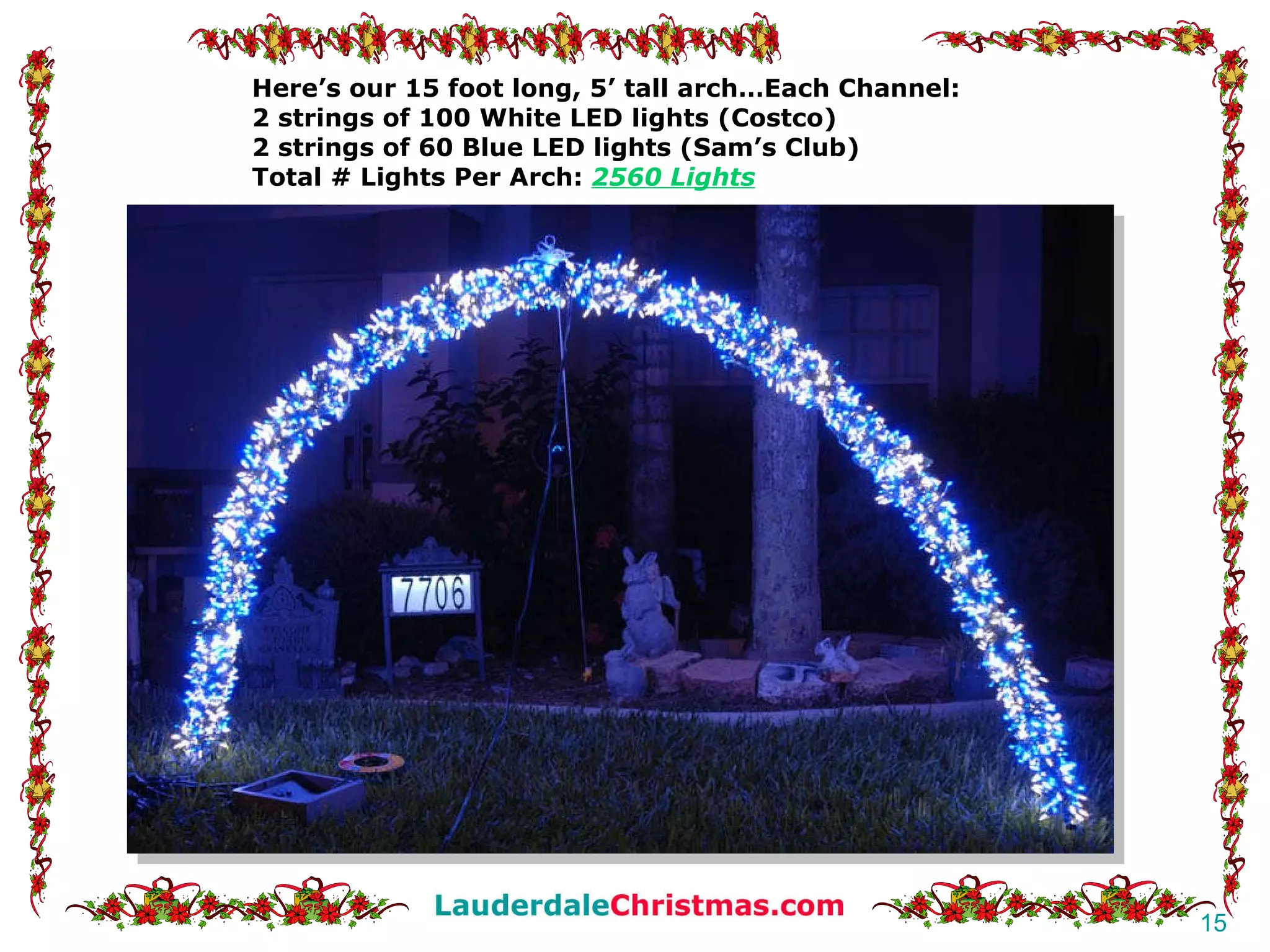 How to build leaping light arches | PPT