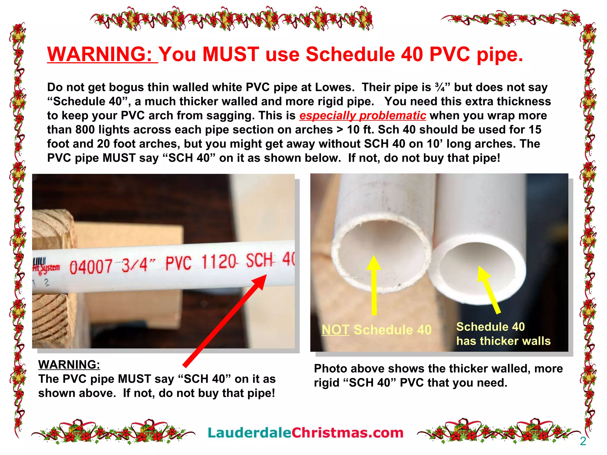 How to build leaping light arches | PPT