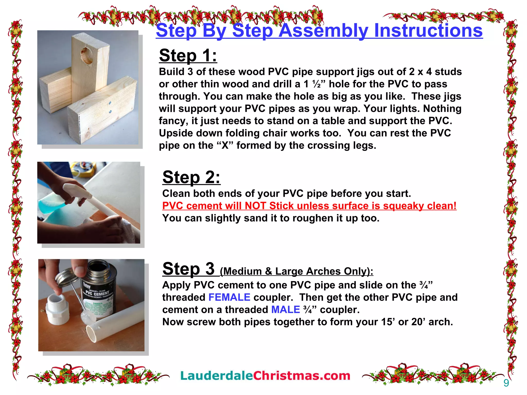 How to build leaping light arches | PPT