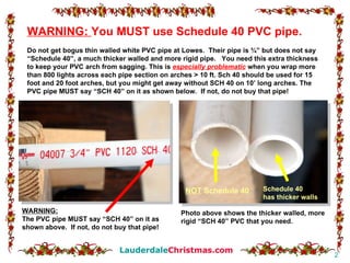 How to build leaping light arches | PPT