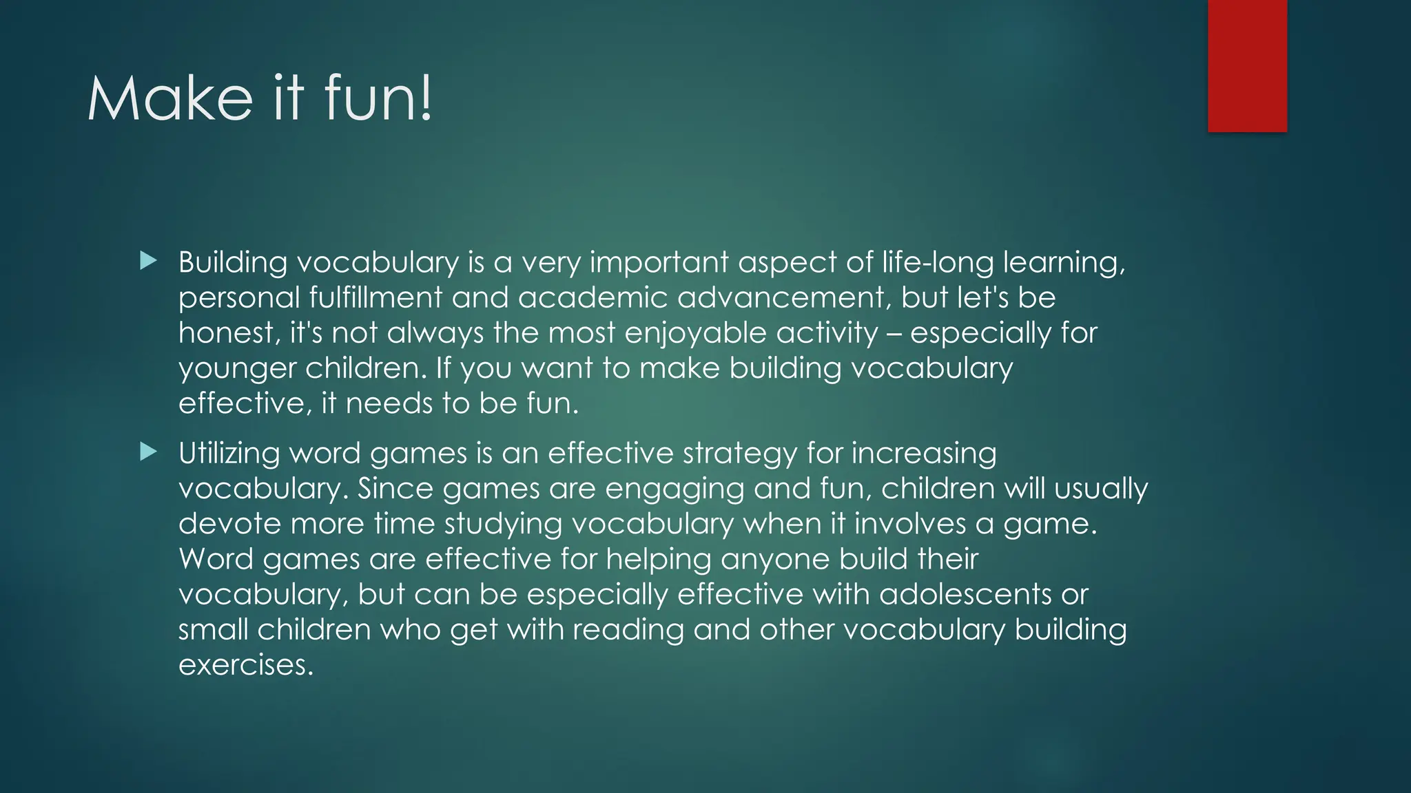 How to build my students' vocabulary.pptx