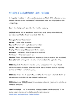How to Build Package in Linux Based Systems. | PDF