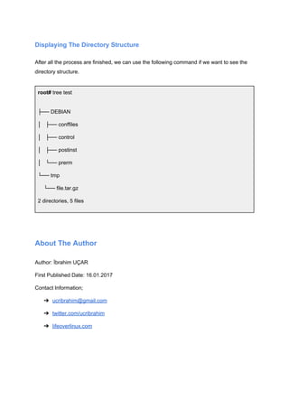 How to Build Package in Linux Based Systems. | PDF