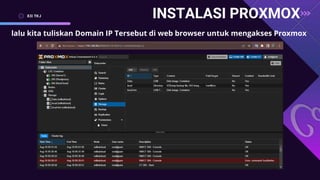 Materi Presentasi How to Build Proxmox Server | PDF