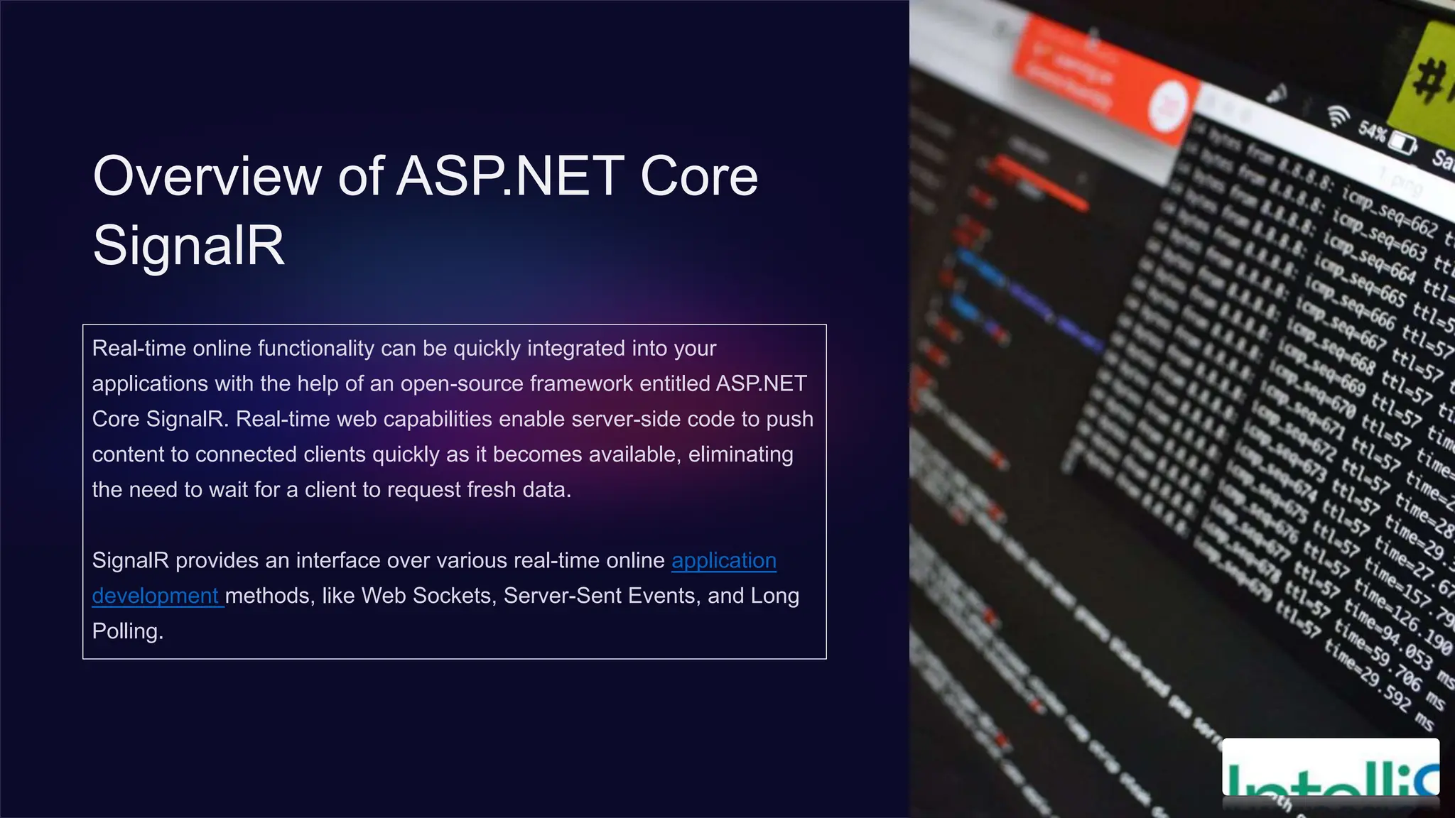 How To Build Real Time Applications With Aspnet Core Signalr Pptx