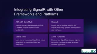 How To Build Real-Time Applications With ASP.NET Core SignalR | PPTX | Computer Software and ...