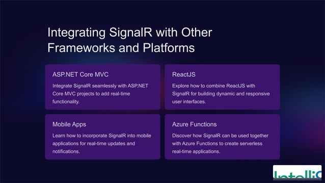 How To Build Real-Time Applications With ASP.NET Core SignalR | PPT