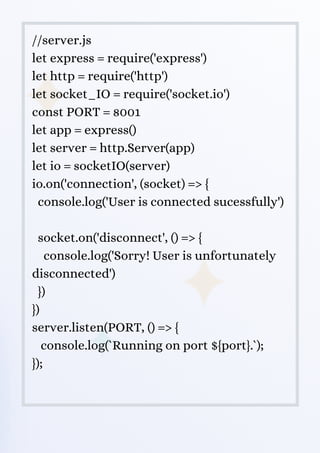 How to Build Real-time Chat App with Express, ReactJS, and Socket.IO? | PDF